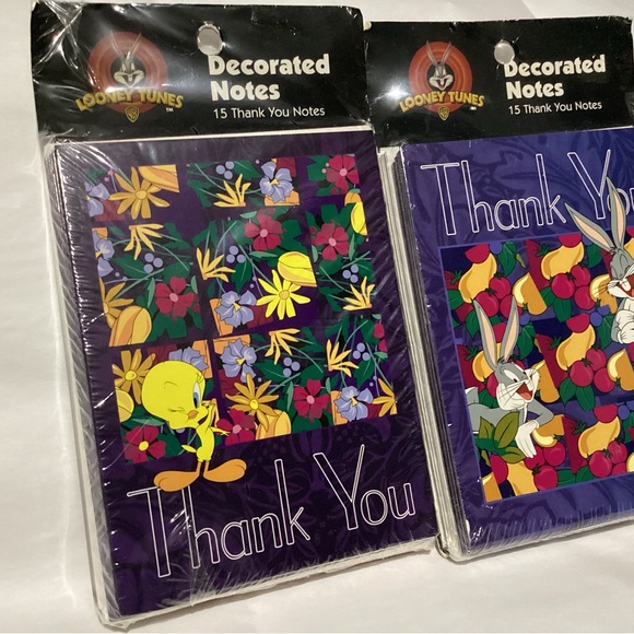 Office | Vintage 1997 Looney Tunes Thank You Notes | Poshmark